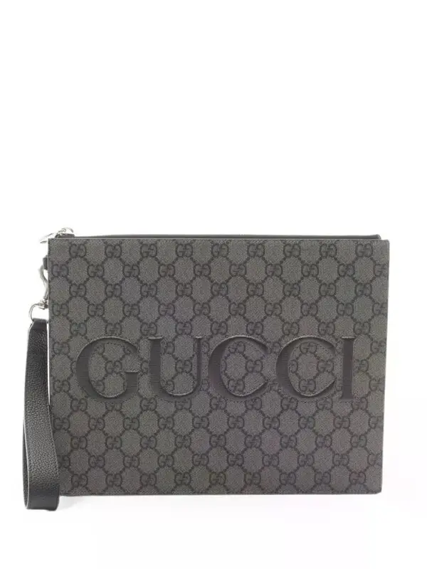 Gucci 2010s Gg Supreme Clutch Bag