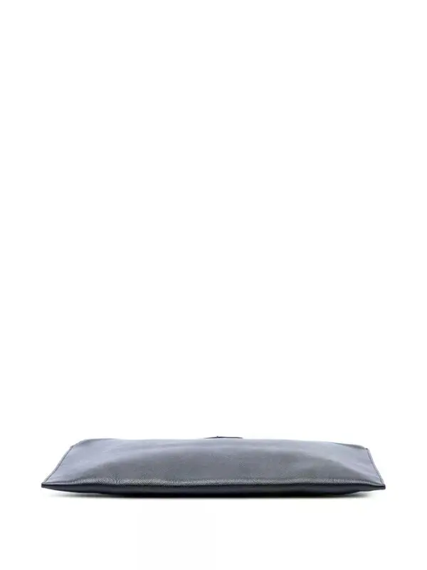Prada Saffiano Leather Wristlet Clutch