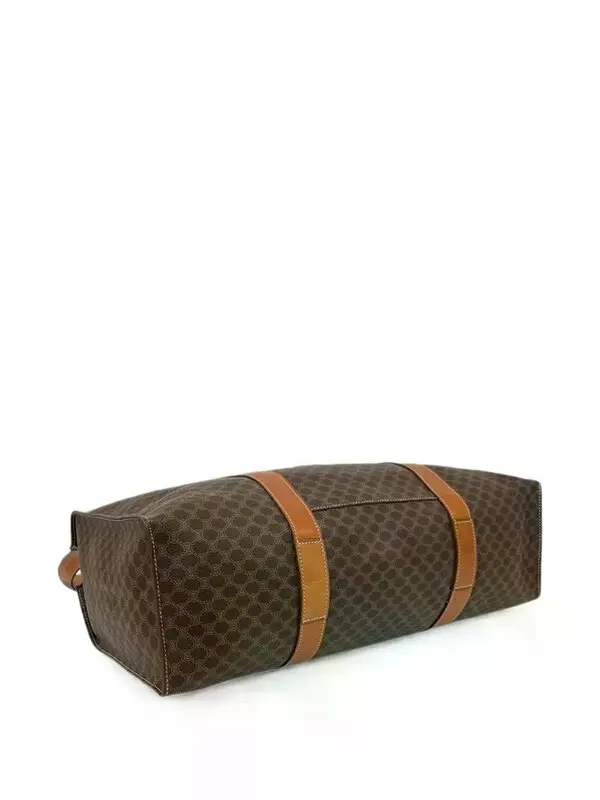 Celine 1990-2000 Macadam Coated Canvas Tote Bag