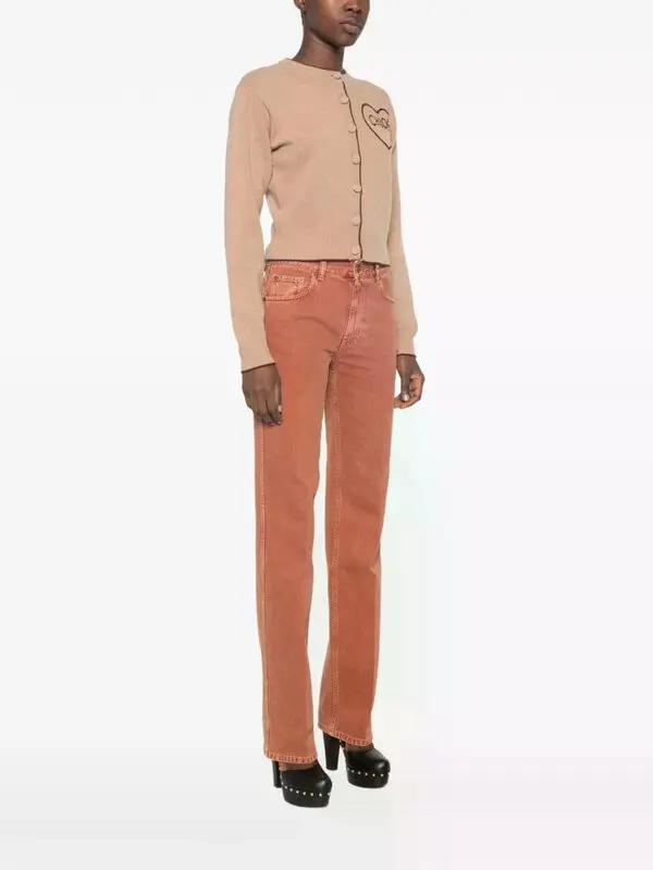 Chloé Logo Heart Cardigan