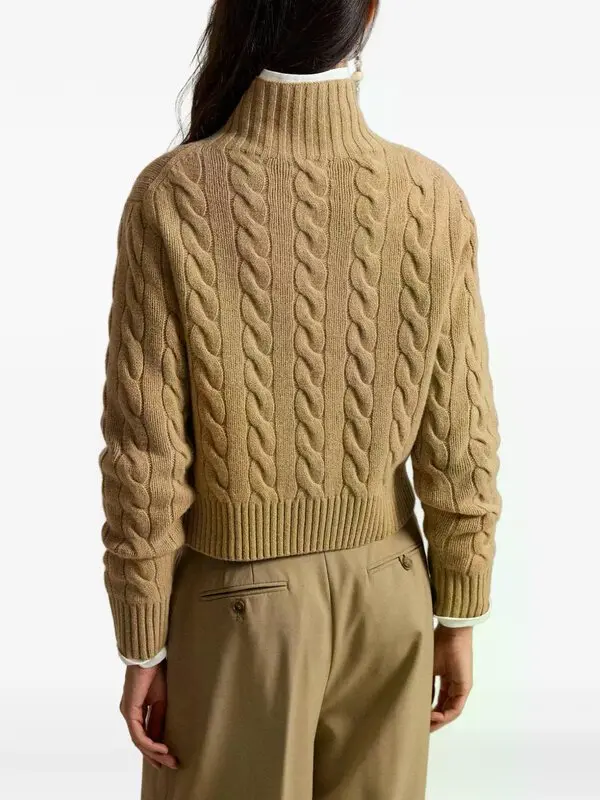 Polo Ralph Lauren Cable-knit High-neck Sweater