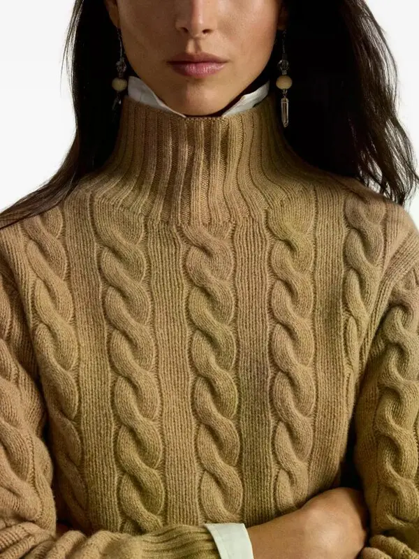 Polo Ralph Lauren Cable-knit High-neck Sweater