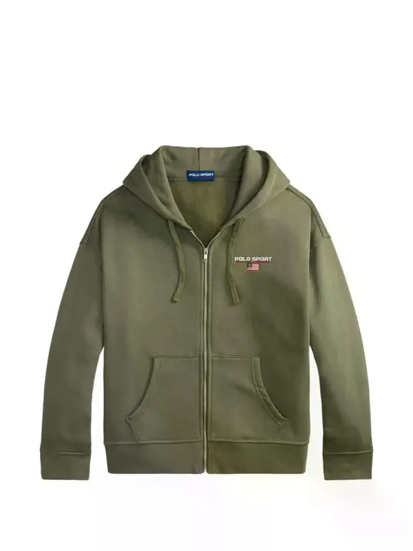 Polo Ralph Lauren Embroidered-logo Hoodie - Green