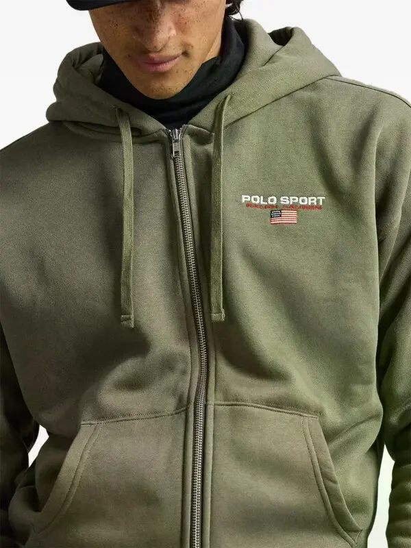 Polo Ralph Lauren Embroidered-logo Hoodie - Green