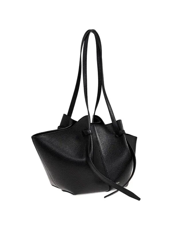 Yuzefi Mochi Knotted Leather Satchel Bag