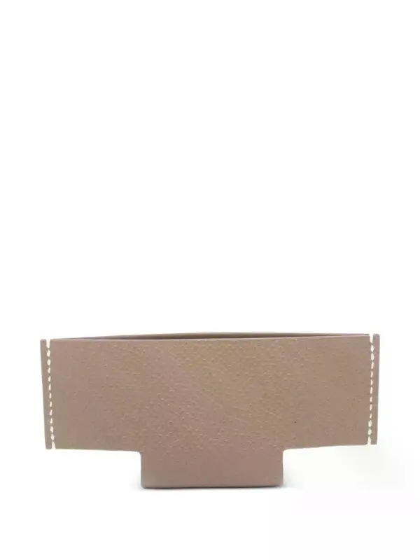 Hermès 2024 H-pocket Epsom Card Case - Neutrals