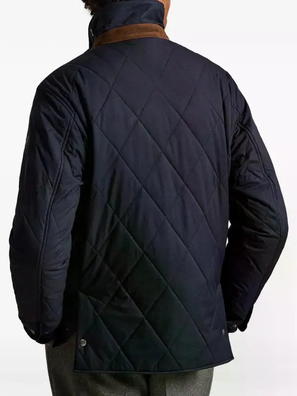 Polo Ralph Lauren Diamond-quilted Corduroy-collar Coat