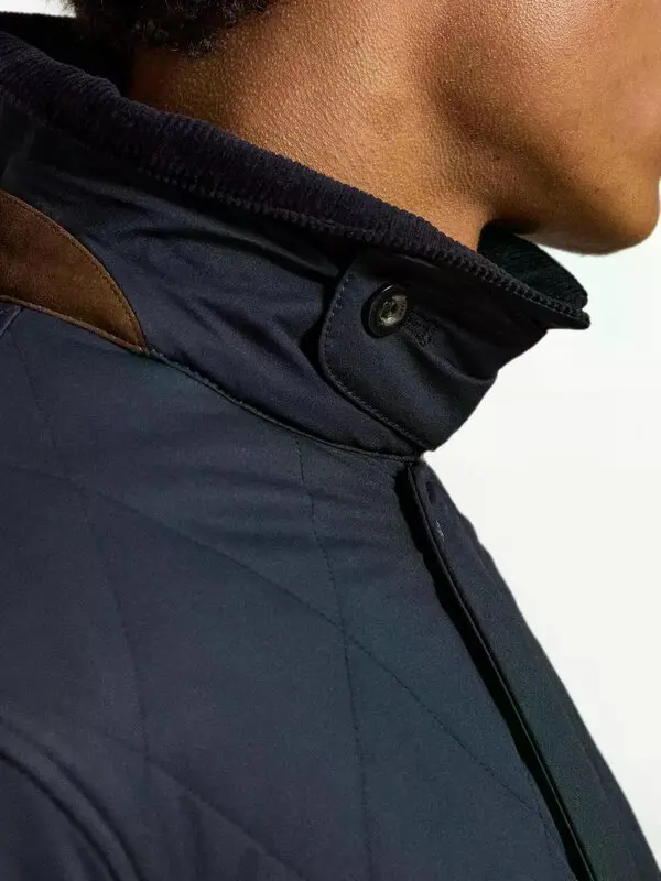 Polo Ralph Lauren Diamond-quilted Corduroy-collar Coat