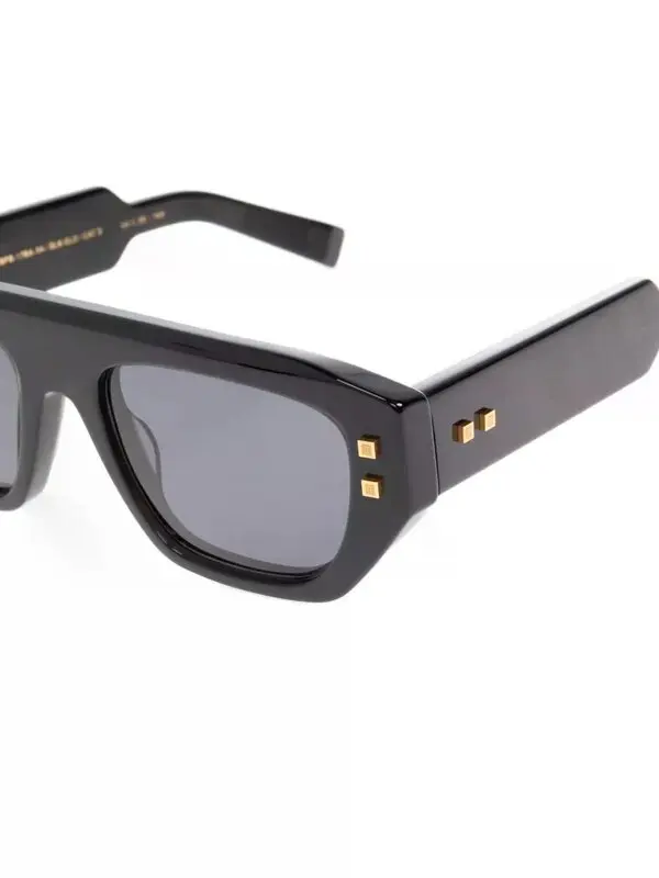 Balmain B-army Ii Geometric-frame Sunglasses