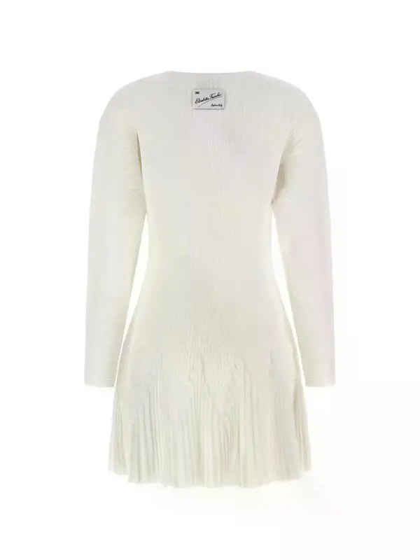 Elisabetta Franchi Knit Dress With Ruffles