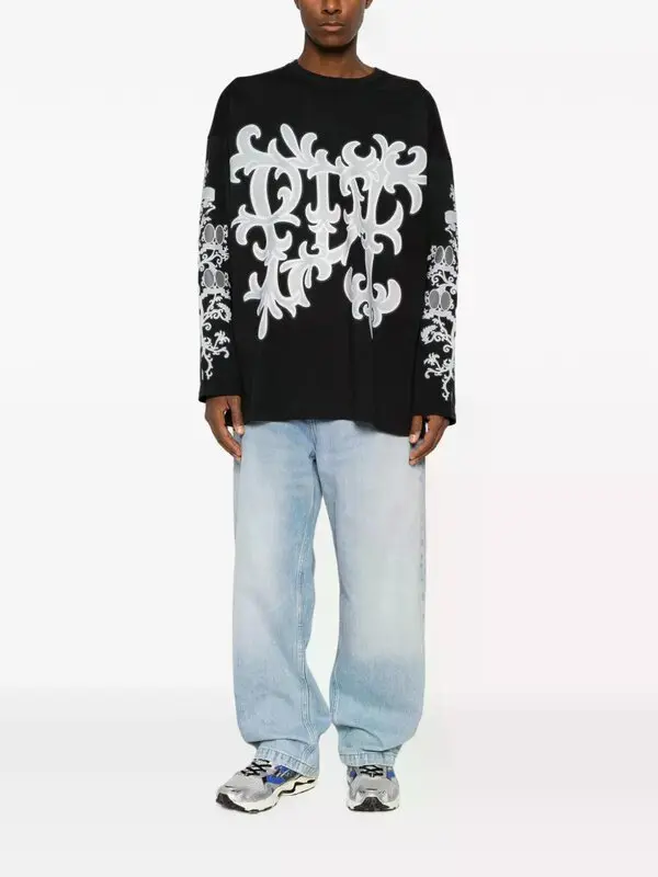 PDF Graphic-print Long-sleeve T-shirt