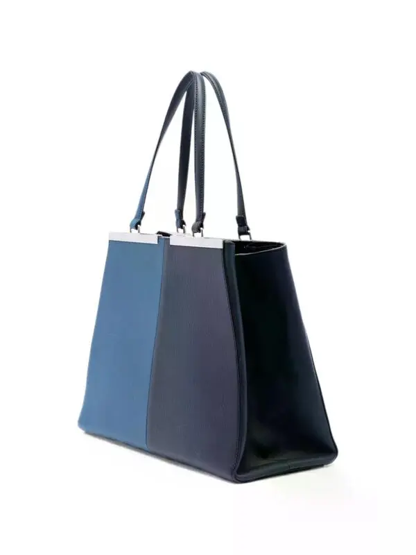 Fendi 2010-2026 Large Bicolor Vitello Elite 3jours Tote Bag