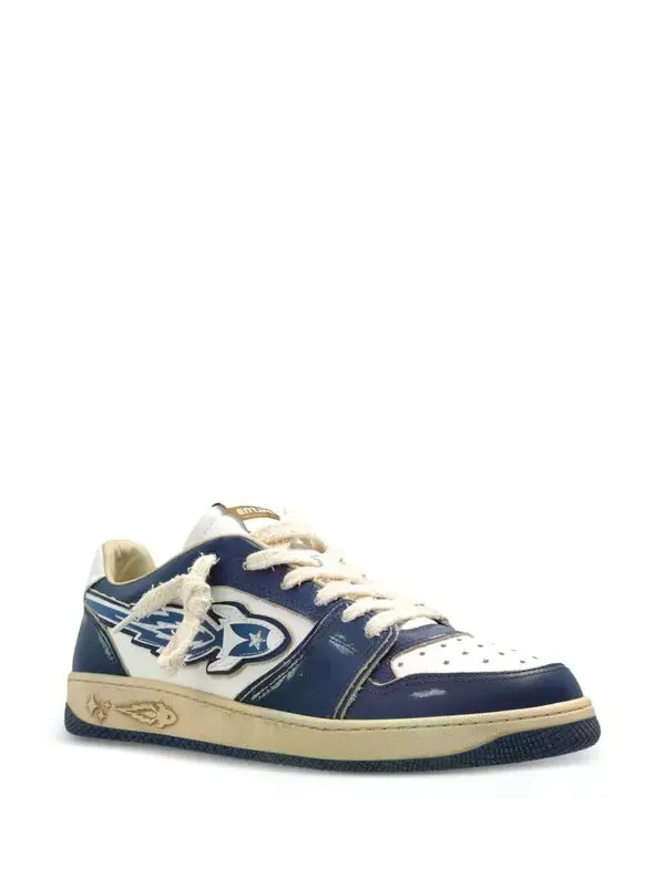 ENTERPRISE JAPAN Egg Rocket Leather Sneakers