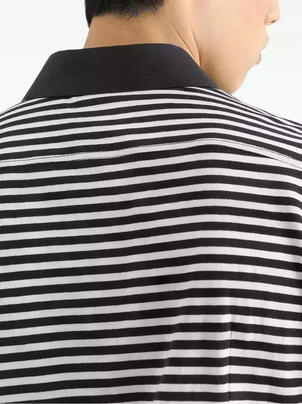 Dolce & Gabbana Striped Jersey Gold-shape Shirt
