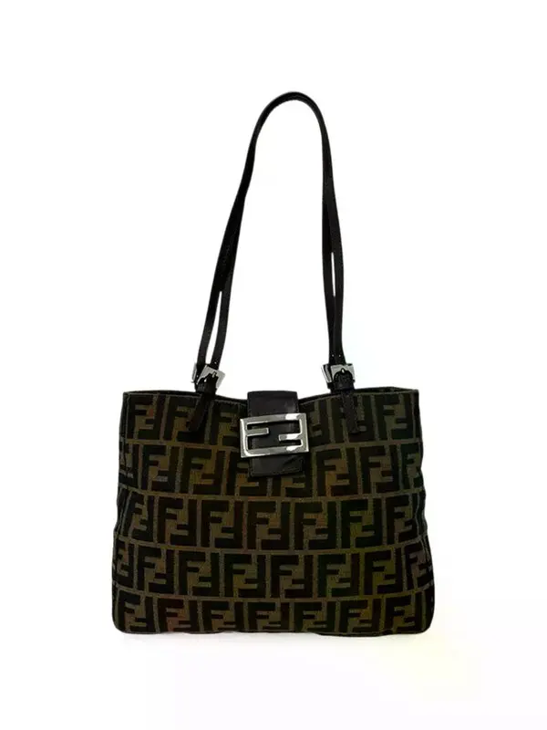 Fendi 2000-2010 Zucca Canvas Tote Bag
