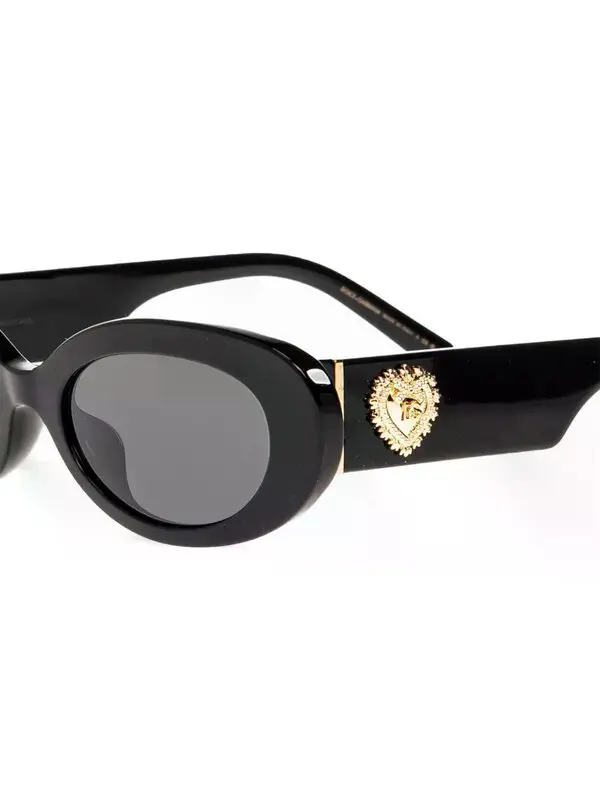 Dolce & Gabbana Devotion Oval-frame Sunglasses
