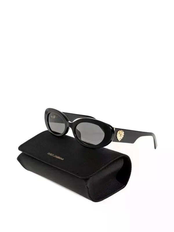 Dolce & Gabbana Devotion Oval-frame Sunglasses