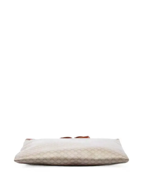 Celine 20th Century Macadam Coated Canvas Tote Bag