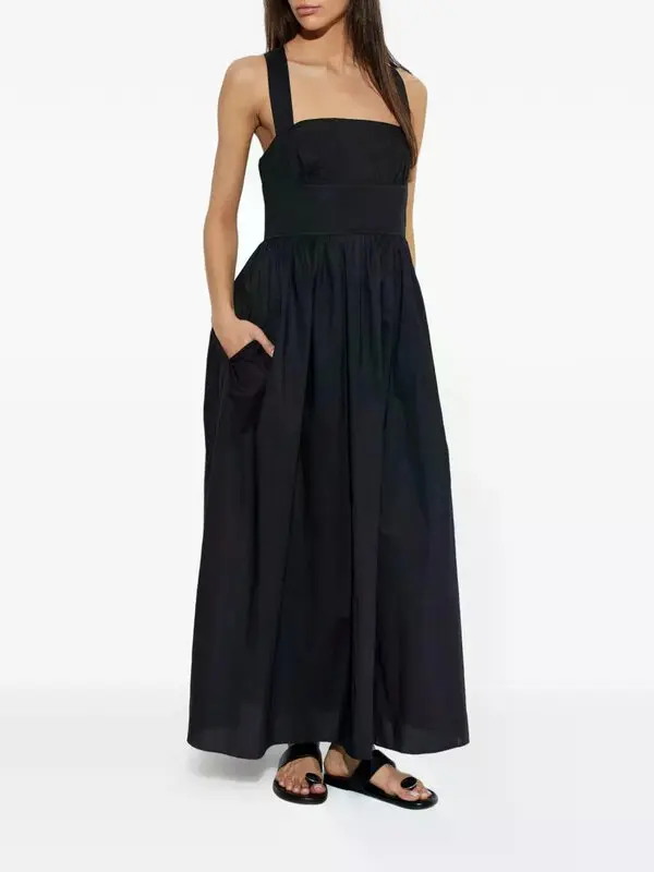 Matteau Cross-back Midi Dress