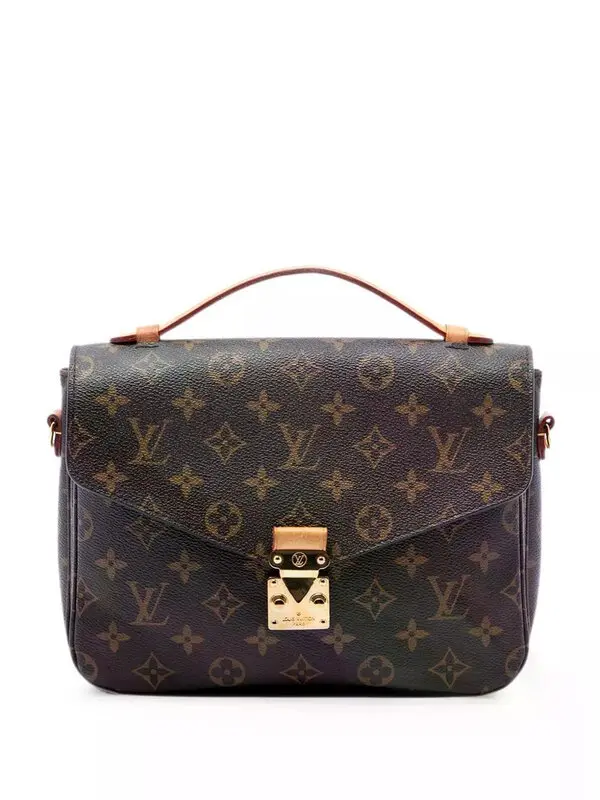 LOUIS VUITTON 2018 Monogram Pochette Metis Satchel