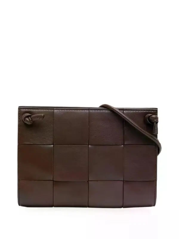Bottega Veneta Mini Nappa Cassette Crossbody Bag - Brown
