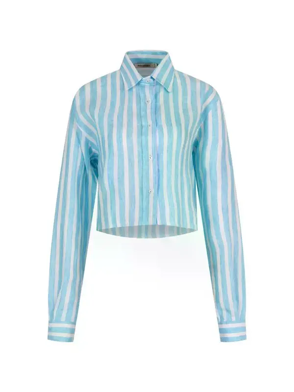 PARAMIDONNA Ida Striped Linen Shirt