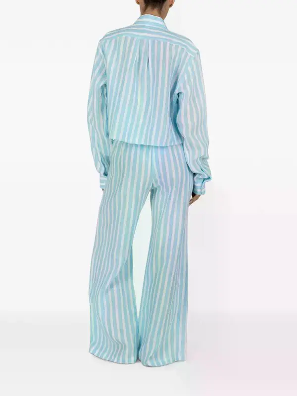 PARAMIDONNA Ida Striped Linen Shirt