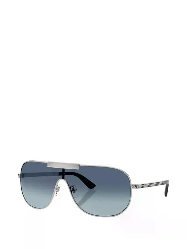 Versace Greca Flow Mask Pilot Sunglasses