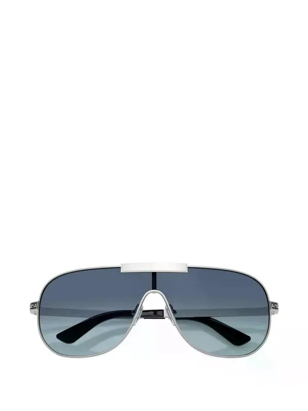 Versace Greca Flow Mask Pilot Sunglasses