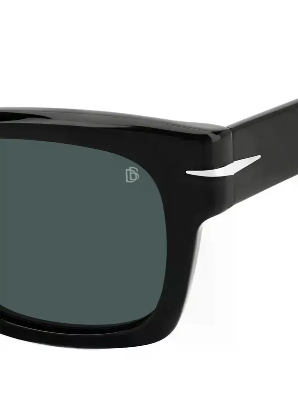 DB EYEWEAR BY DAVID BECKHAM Rectangle-frame Sunglasses - Black