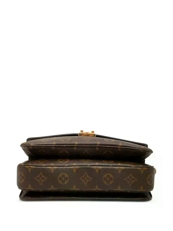LOUIS VUITTON Monogram Pochette Metis Satchel - Brown