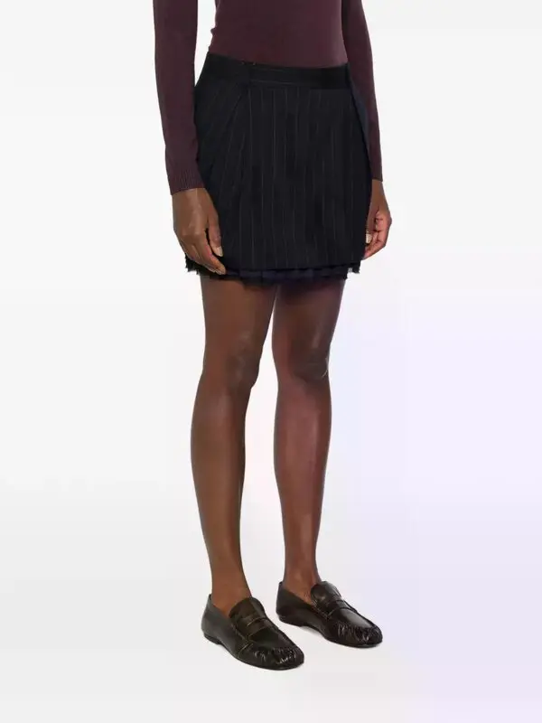 Pinko Pinstripe-pattern Pleated Mini Skirt