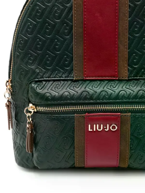Liu Jo Monogram Embossed Backpack