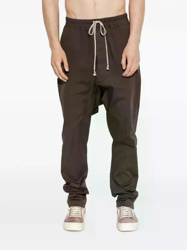 Rick Owens Drawstring Dropped-crotch Trousers