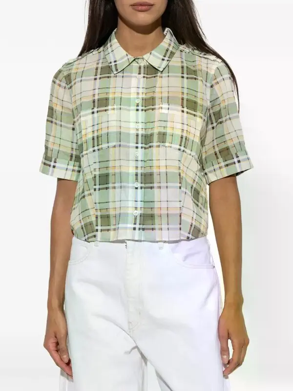 FRAME Checked Short-sleeve Shirt