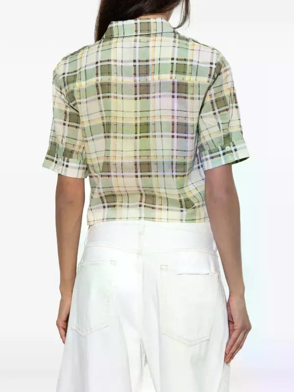 FRAME Checked Short-sleeve Shirt