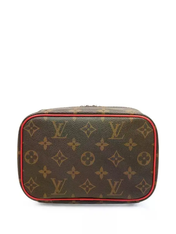 LOUIS VUITTON 2021-2026 Monogram Macassar Nice Mini Case Vanity Bag