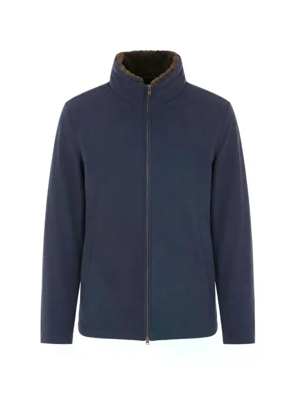 Herno Shearling-trim Jacket