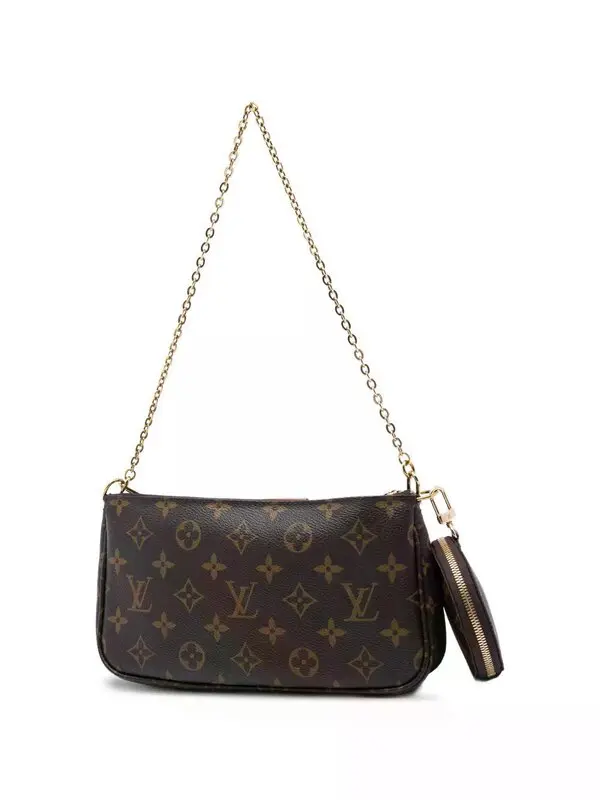 LOUIS VUITTON 2021 Monogram Multi Pochette Accessoires Satchel - Brown