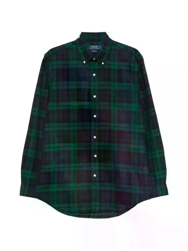 Polo Ralph Lauren Tartan-check Button-down Shirt - Green