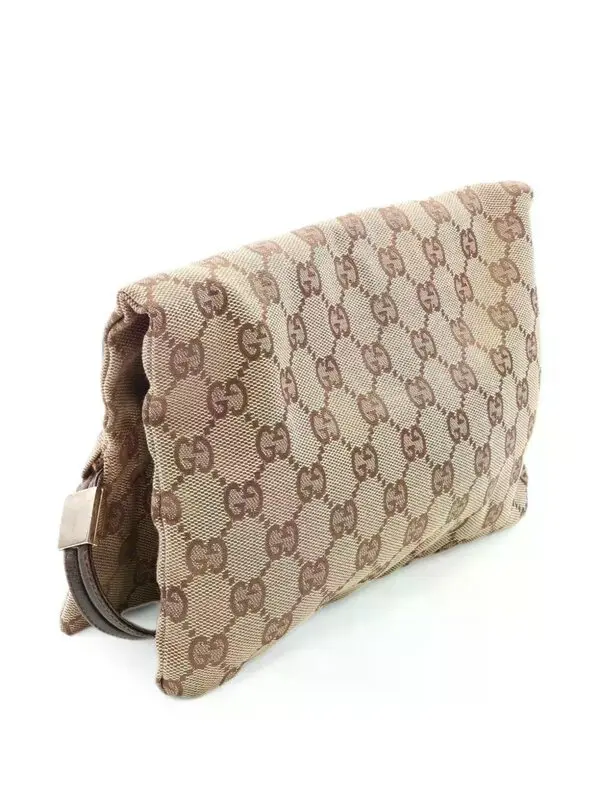 Gucci 2010s Gg Canvas Clutch Bag
