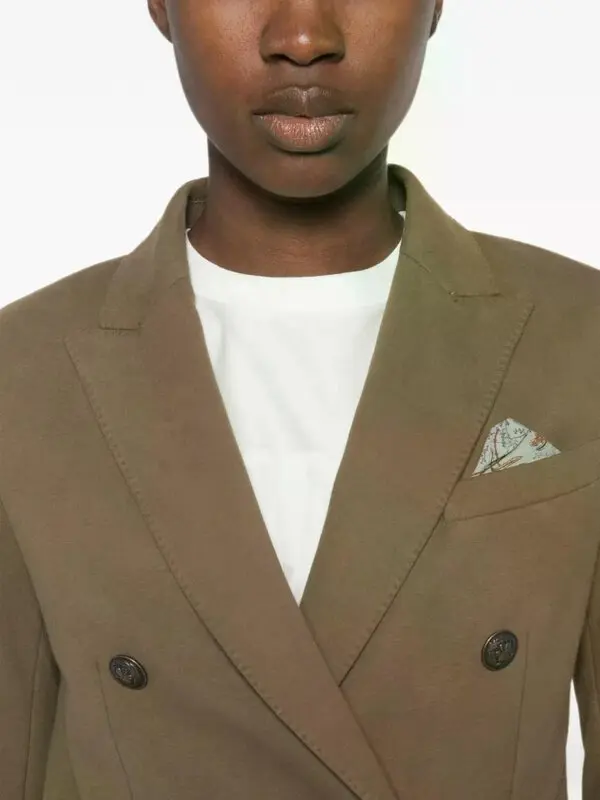 CIRCOLO 1901 Double-breasted Peak Lapel Blazer