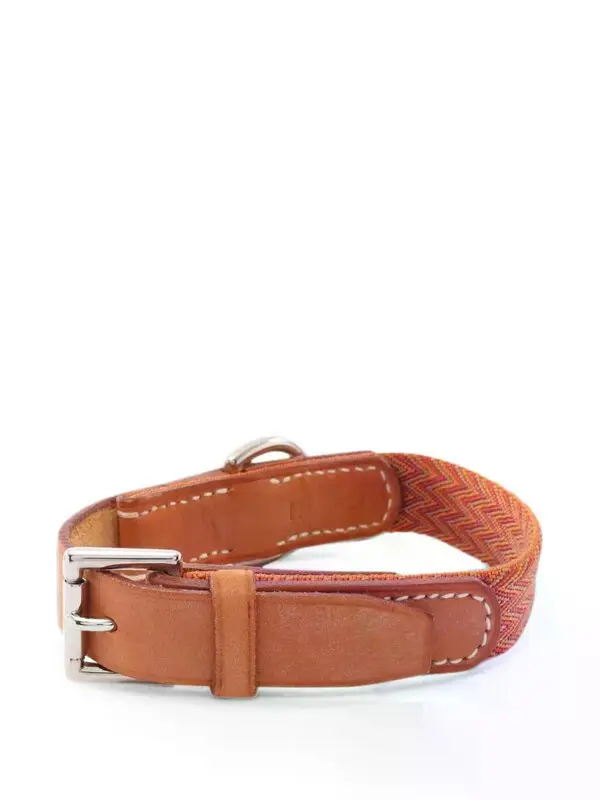 Hermès 2006 Zigzag Buckle-fastening Dog Collar