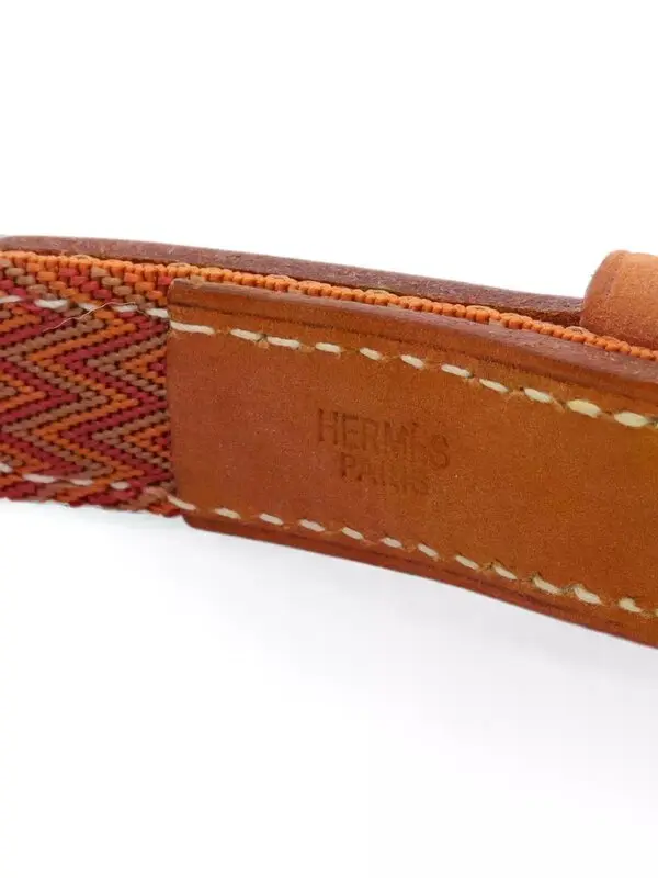 Hermès 2006 Zigzag Buckle-fastening Dog Collar