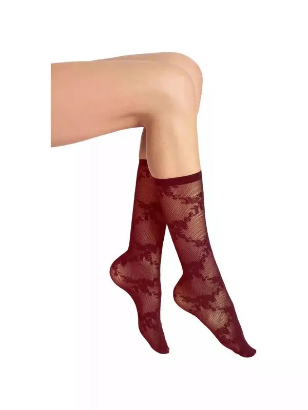 Wolford Floral-lace Socks