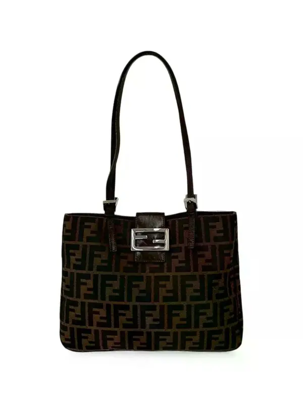Fendi 2000-2015 Zucca Canvas Tote Bag