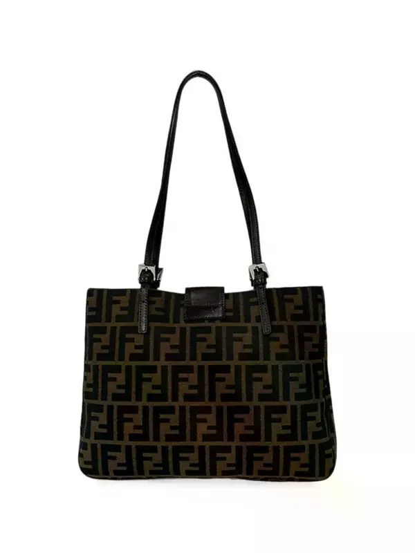 Fendi 2000-2015 Zucca Canvas Tote Bag