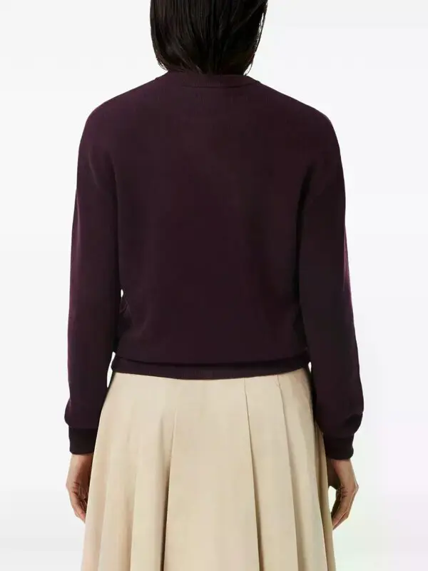 Lacoste Relaxed-fit Cotton Crew-neck Sweater