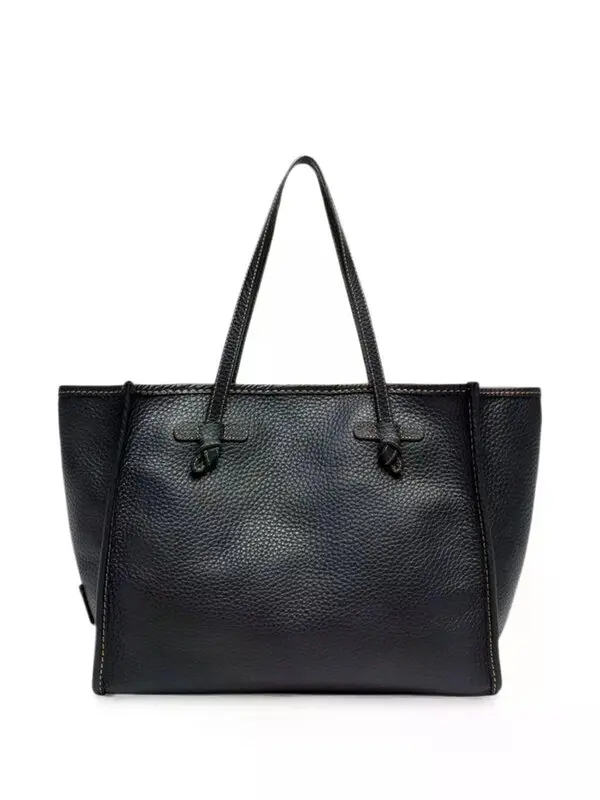 GIANNI CHIARINI Marcella Grained-leather Tote Bag - Black
