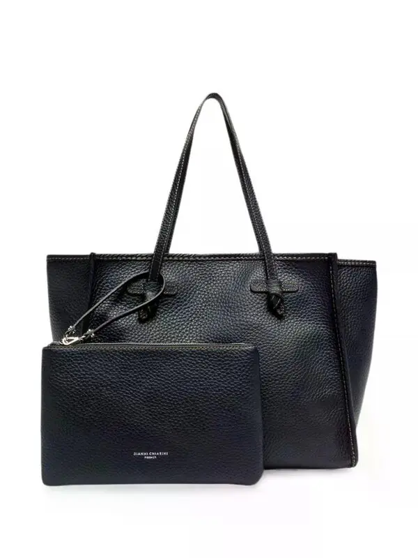 GIANNI CHIARINI Marcella Grained-leather Tote Bag